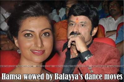 Hamsa wowed by Balayya's dance moves - M9.news