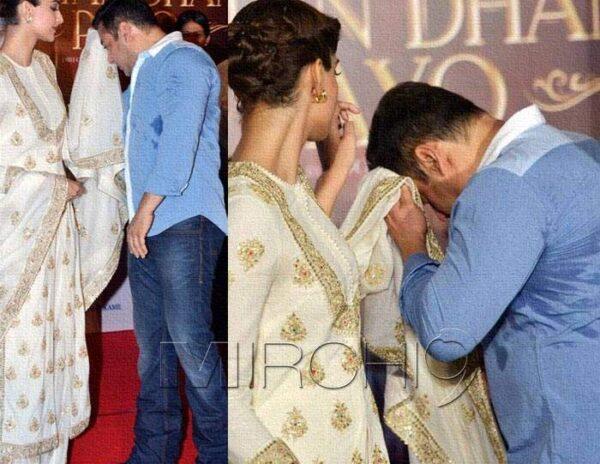 Sweating star hero, uses heroine's dupatta - M9.news
