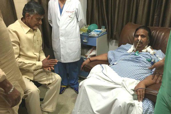 Chandrababu Naidu Visited Dasari Narayana Rao, Photograph from KIMS ...
