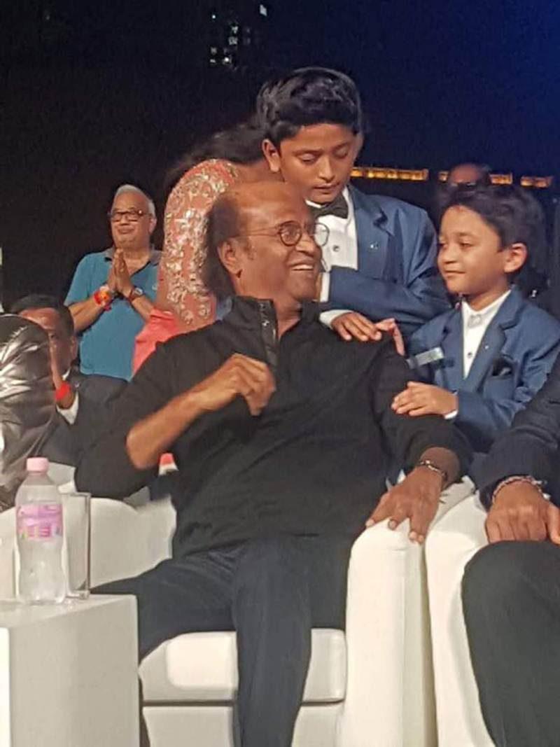 Rajinikanth's Special Moments with Grandsons Yatra & Linga