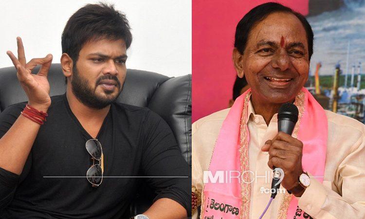 Manchu Moanoj First Hero to Wish KCR Back to Power