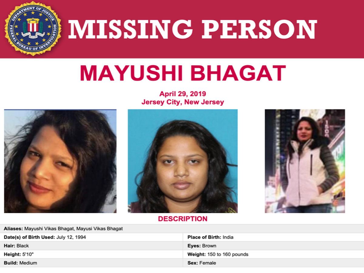 Big Reward For Missing Indian Woman in NJ