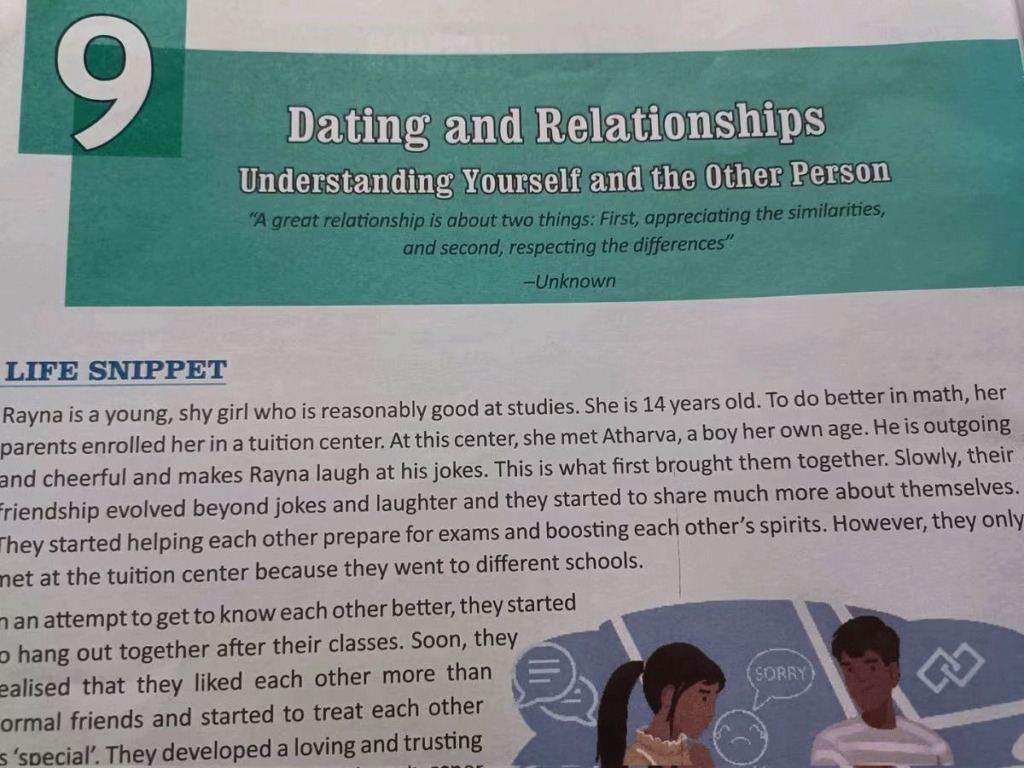 Gen Z Dating Now In School Textbook