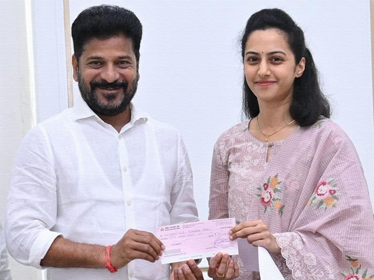 Balakrishna's Daughter Tejaswini Meets Revanth Reddy