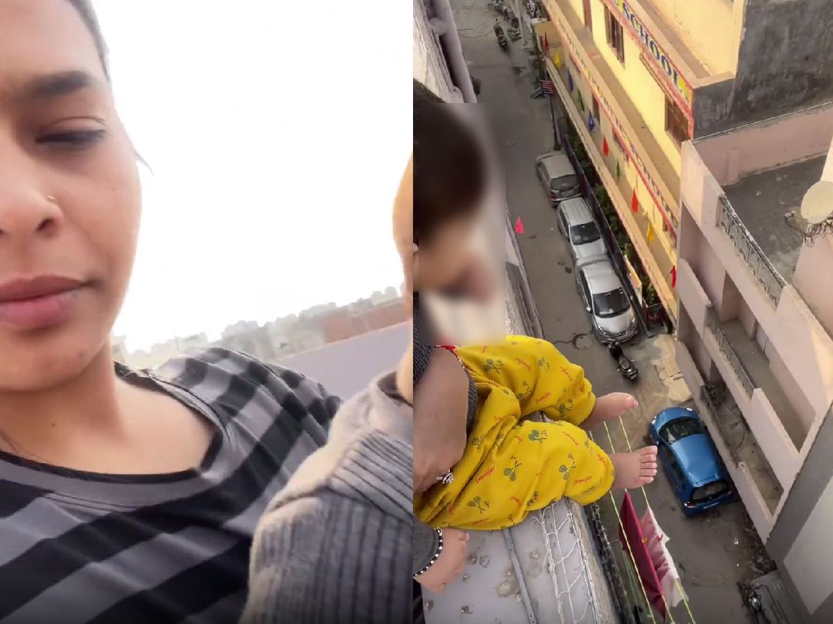 Viral Video: Mom’s Reel Puts Baby in Danger