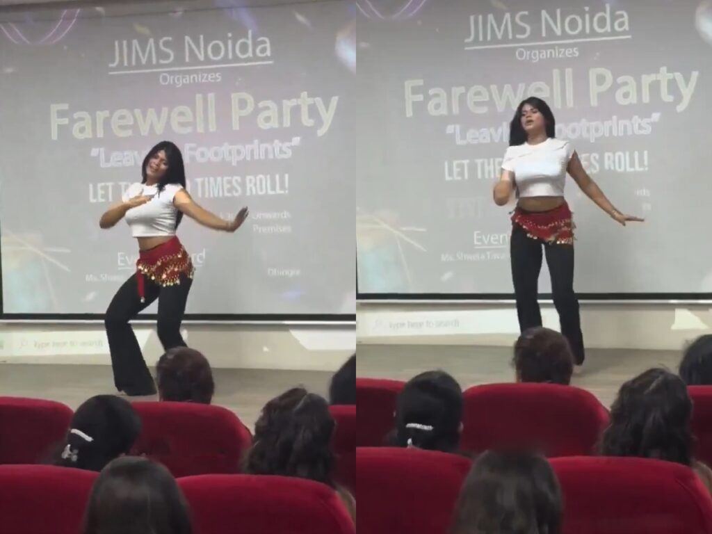 Noida College Scandal Viral Video: Vulgar Farewell Dance Outrage