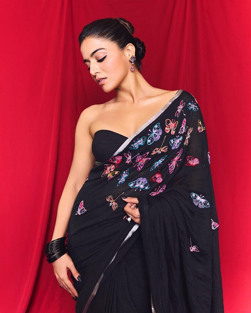 Wamiqa Gabbi Sizzles in Sultry Butterfly Drapes