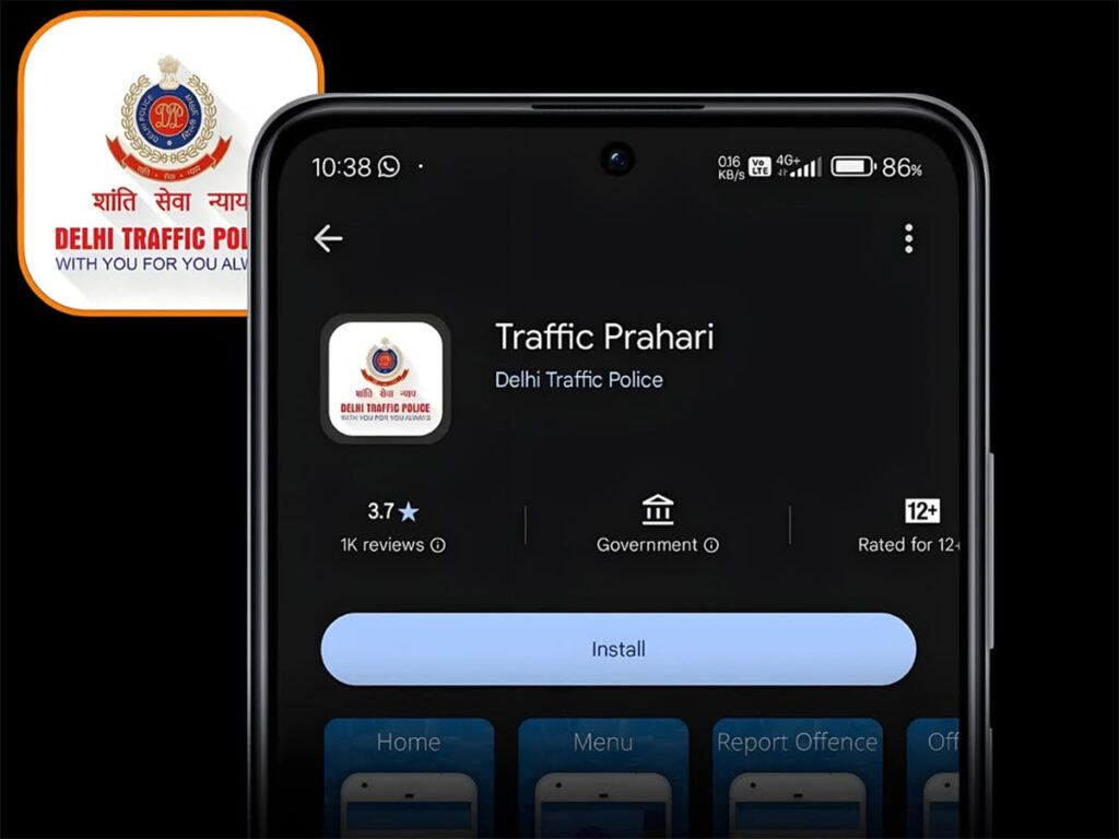 Delhi Traffic App Offers ₹50K Reward to Report Violators