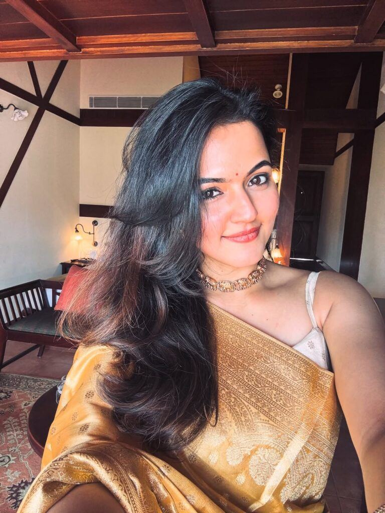 Aparna Das shines with beauty in sleeveless chic fashion