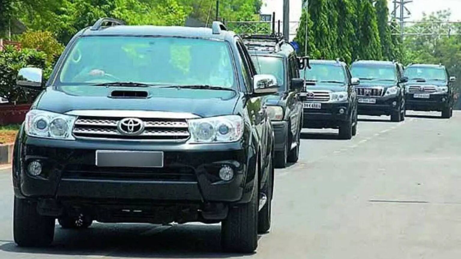 Chandrababu Naidu’s convoy gets two new Fortuners