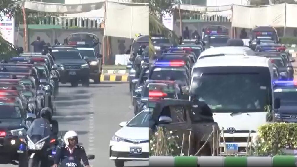Sri Lanka Team’s Security Convoy in Pakistan Goes Viral