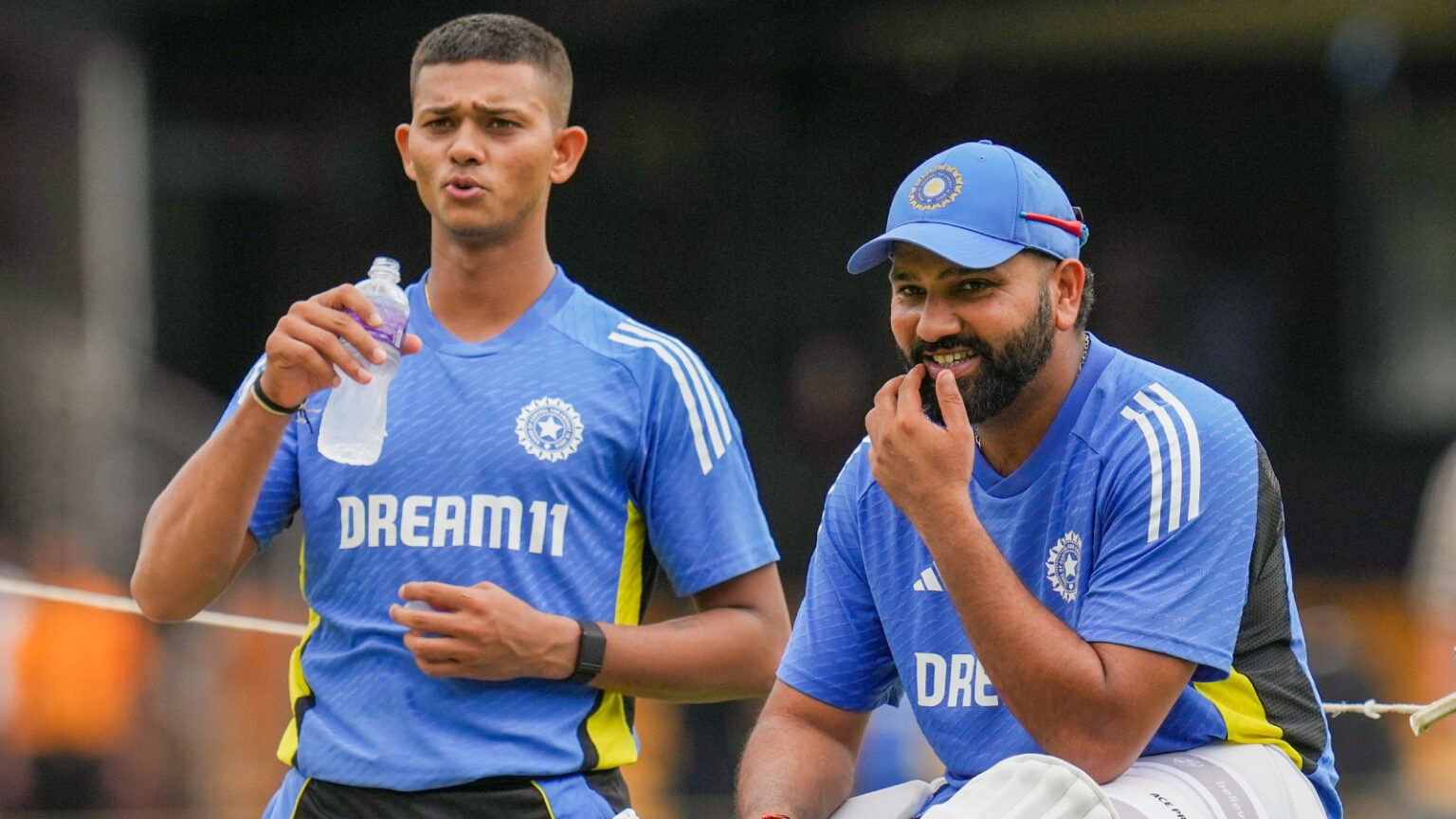 Rohit’s Selfless Act Helps Jaiswal Score His Hundred