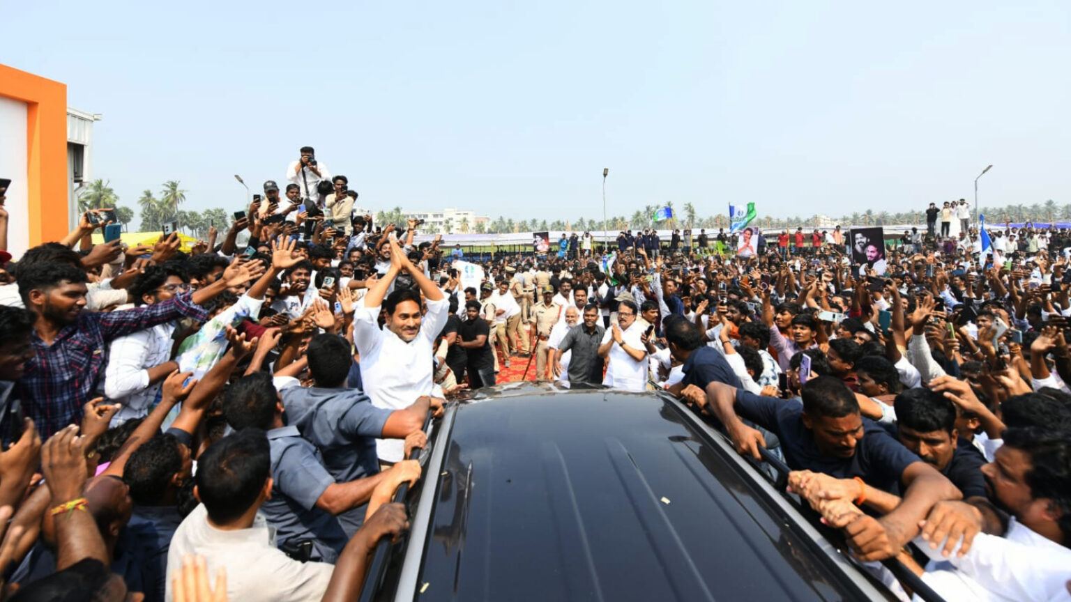 Jagan Changes Route After Police Notices in Vijayawada