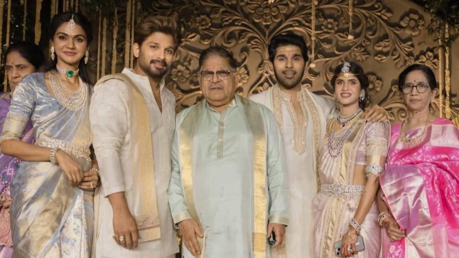 Allu Arjun Awkward Moment at Allu Sirish Wedding Goes Viral