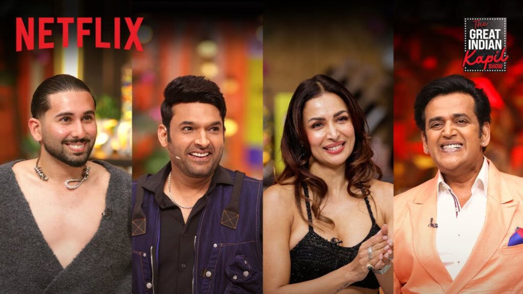 Ravi Kishan, Orry, Malaika Arora on The Great Indian Kapil Show