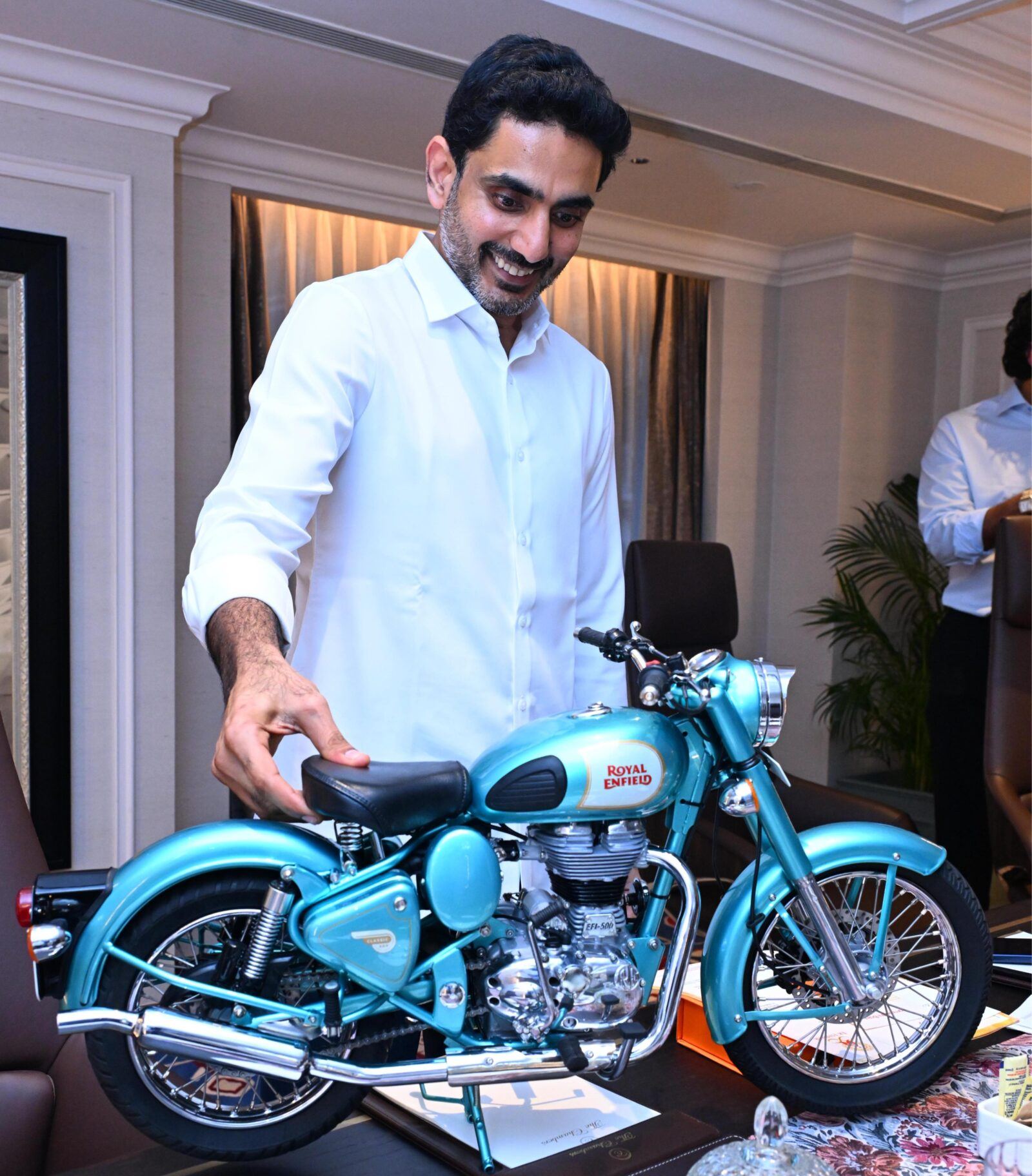 Photos: Nara Lokesh’s ‘Bullet’ & Other Delhi Meet Pics